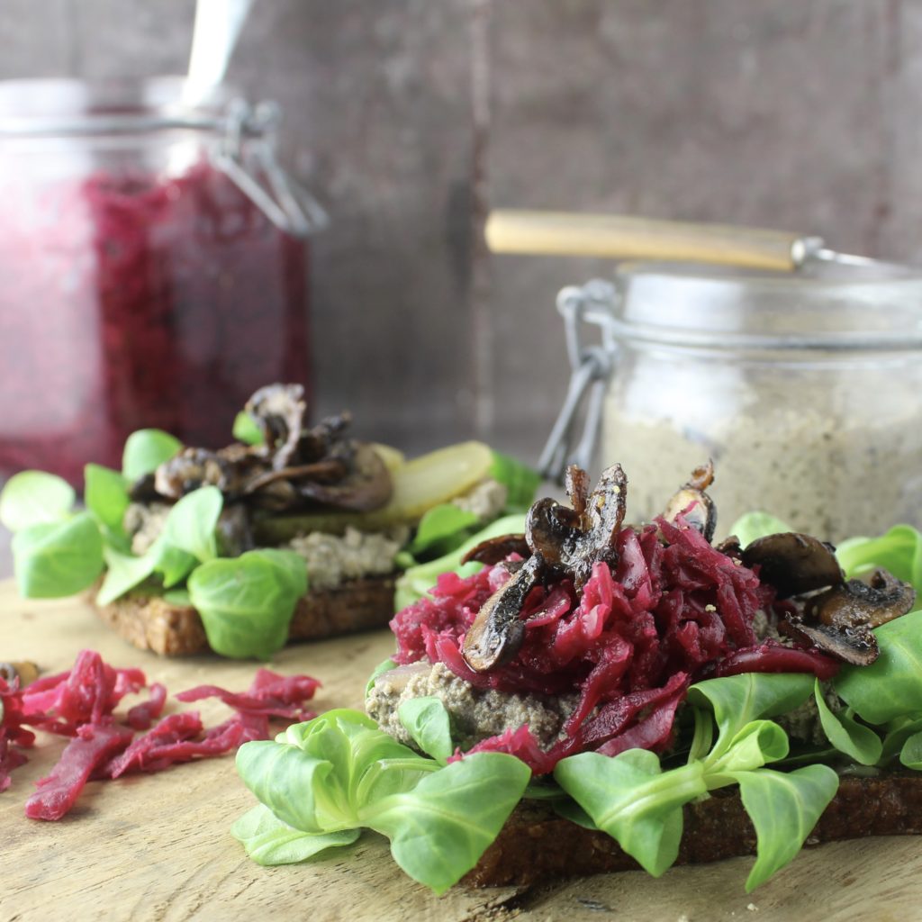 Leve-postej (Vegansk version af leverpostej)-Mad med glød